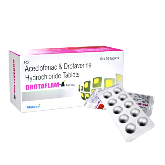 Drotaflam-A Tablets - Minova Life Science