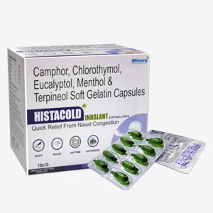 Histacold Inhalant Softgel Capsules - Minova Life Science
