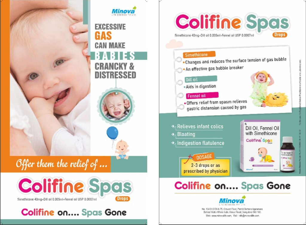 Infant Colic & Gas Relief – Colifine-Spas Drops