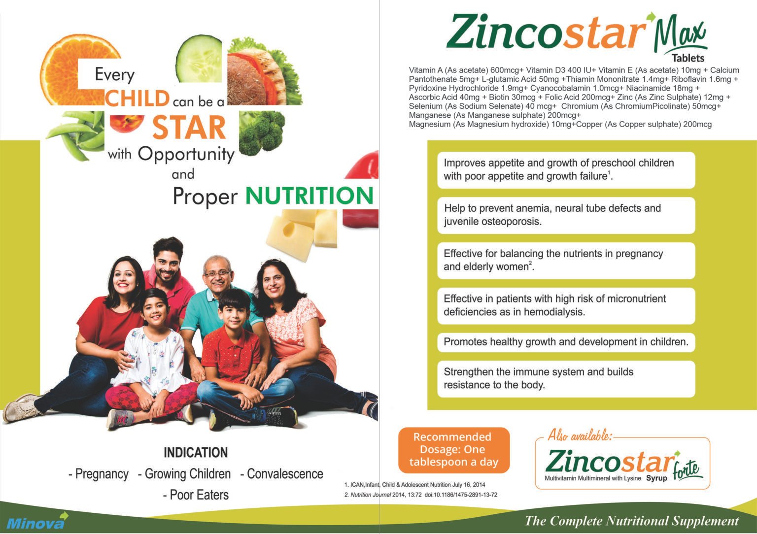 Zincostar Max Tablets – Multivitamin & Multimineral